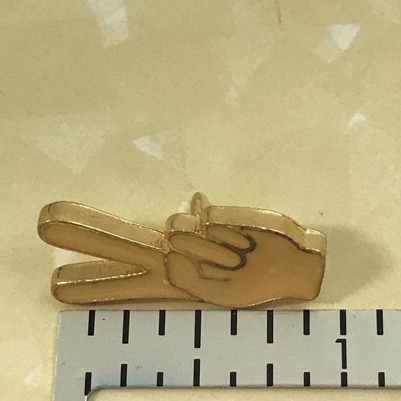 Jewelry | Peace Sign Hand Enamel Pin Brooch Backpack Pin | Poshmark